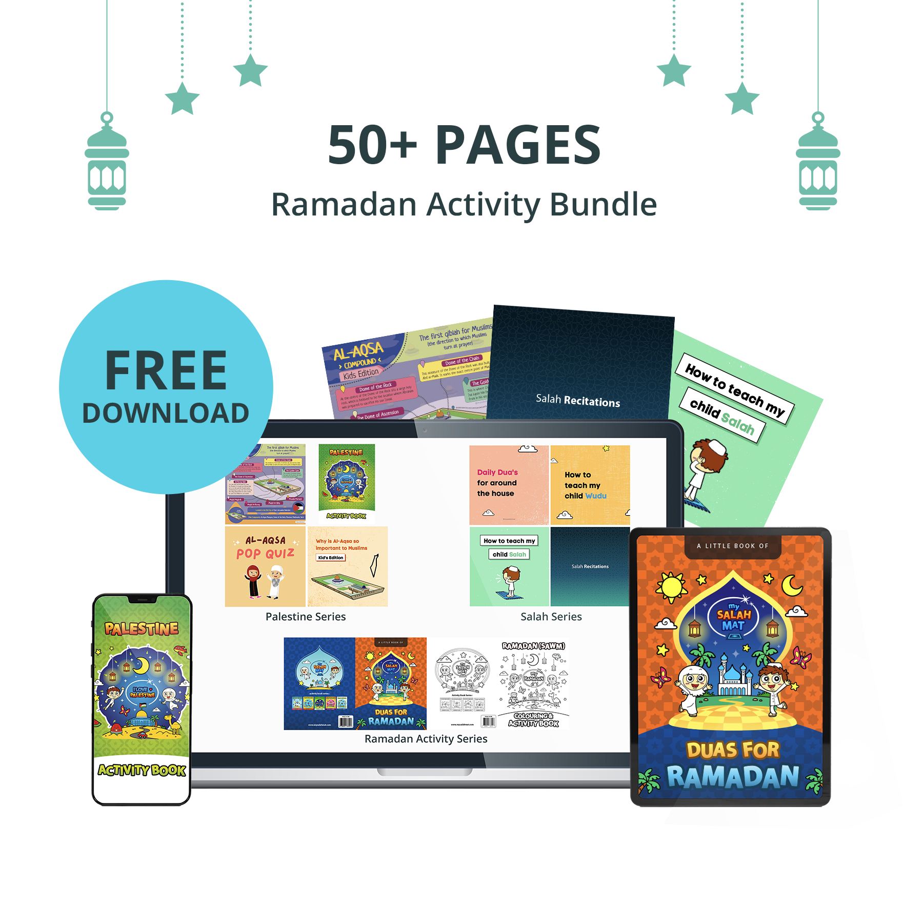 Ramadan & Eid Free Digital Download Kit | 10 Separate PDF Files | Chil ...