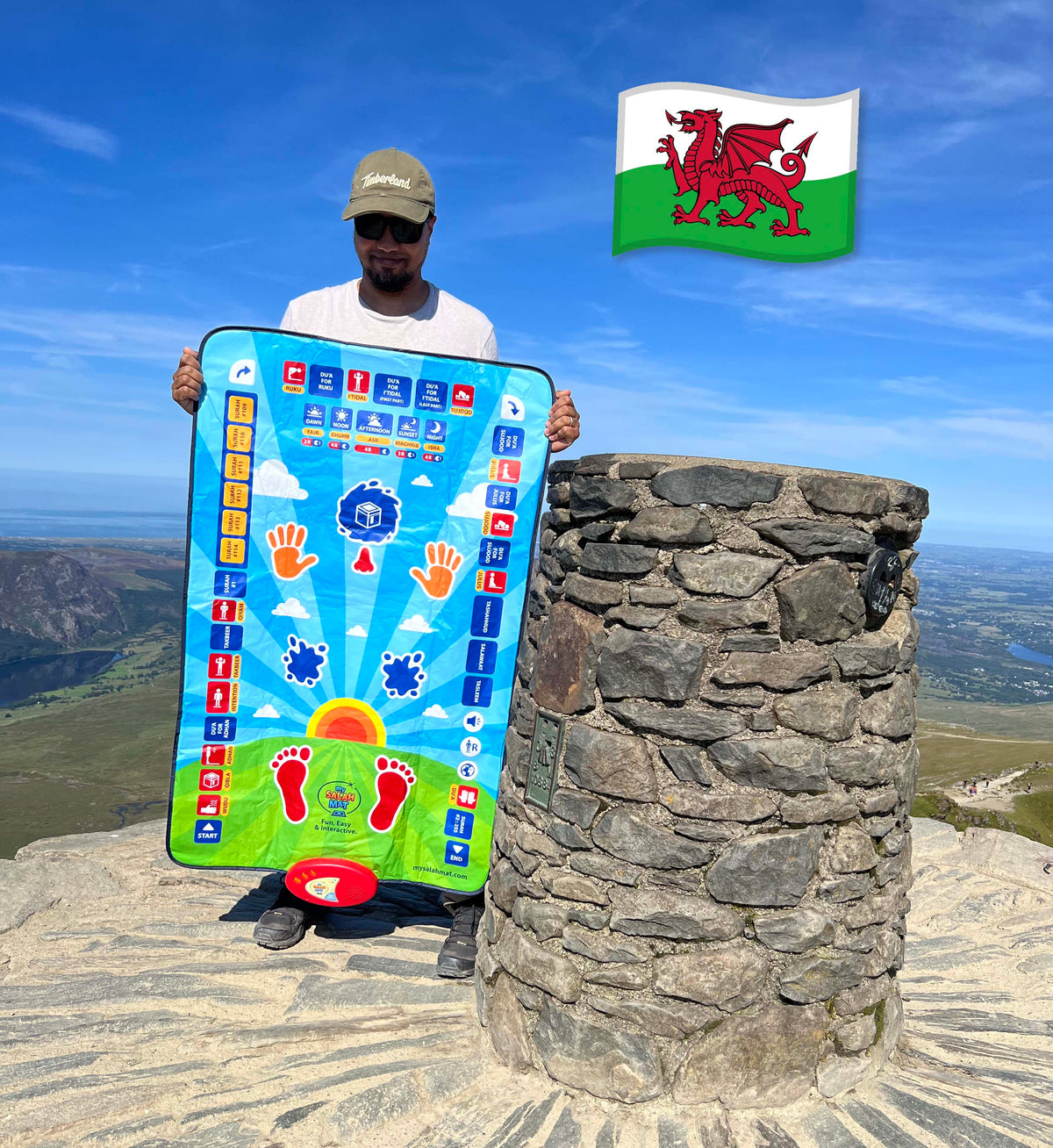 Taking My Salah Mat up the highest mountain in Wales! | My Salah Mat