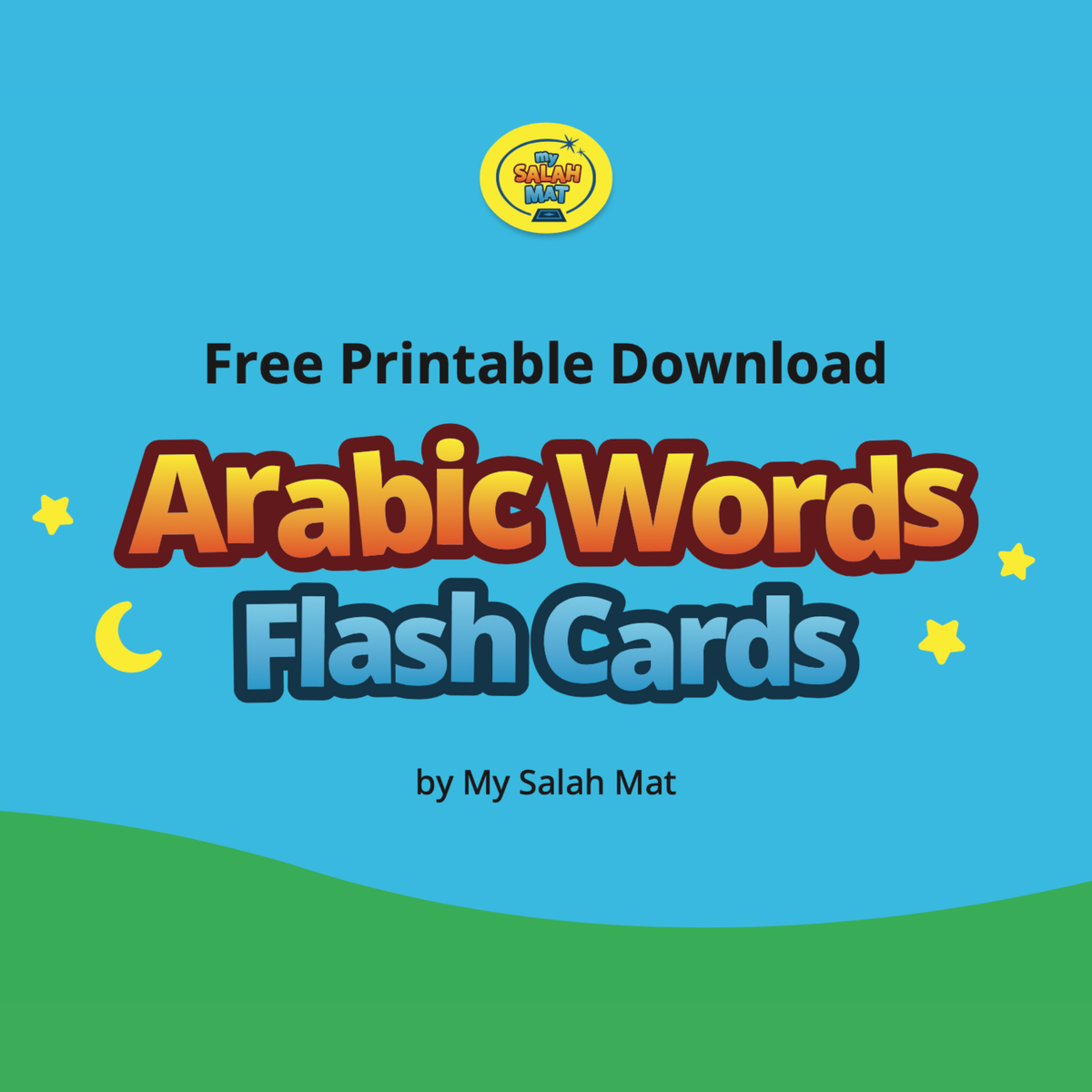 Free Download: Arabic Words Flashcards | Beginner Level in Arabic | My ...