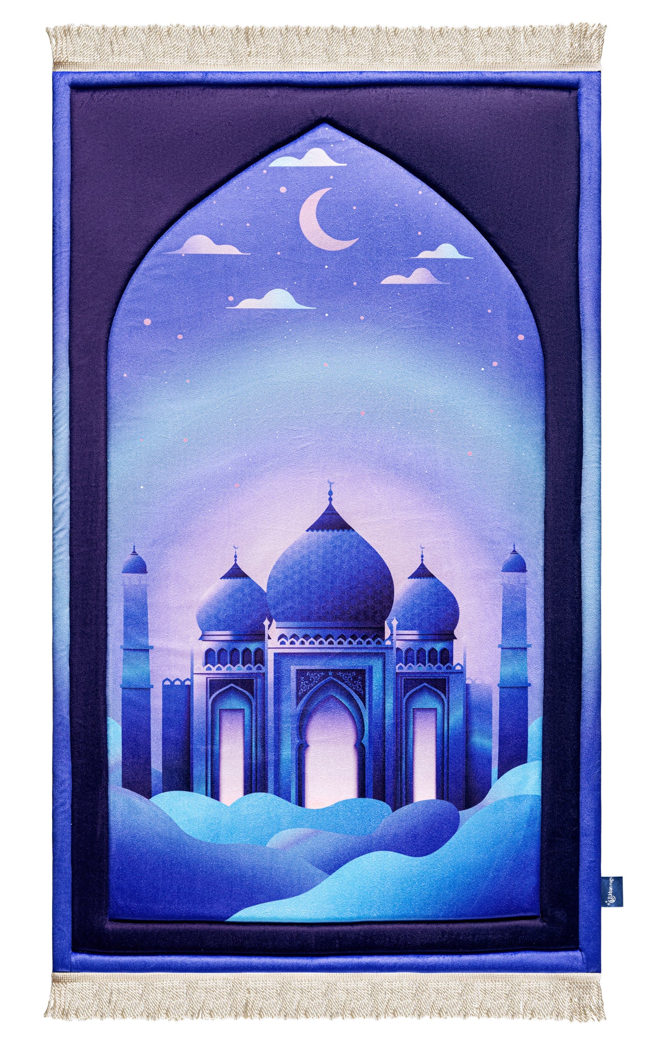 Padded Kids Prayer Mat with Twilight Masjid Design | Urban Rugs UK | My ...